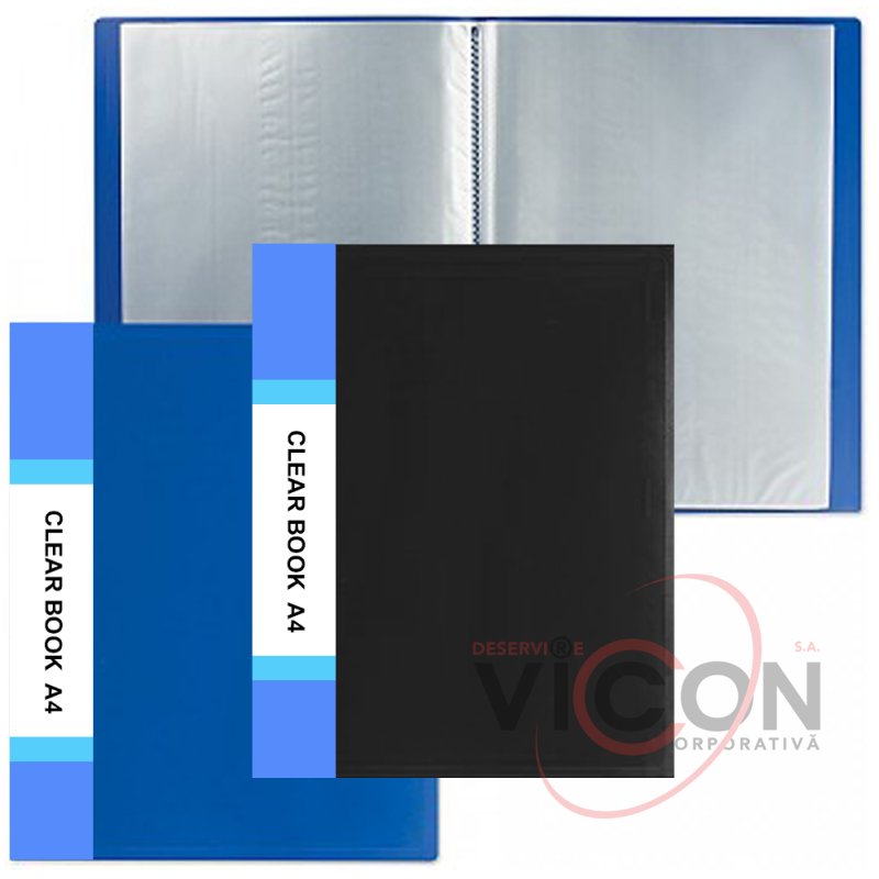 Mapă cu folii transparente, A4, New Folder