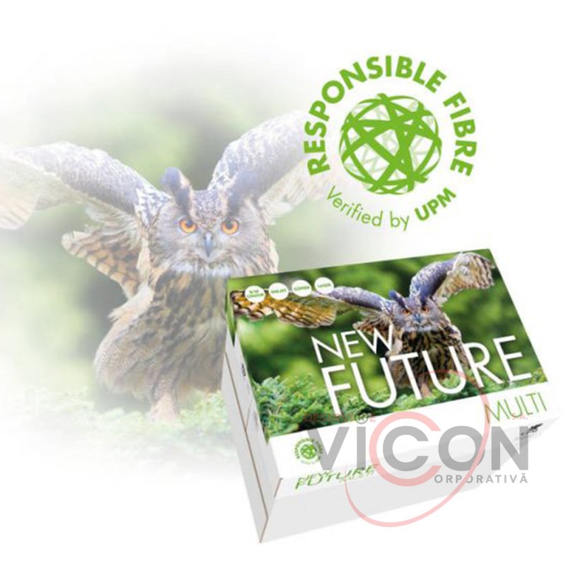 Hârtie A4, NEW FUTURE MULTI, 500 foi, 75 gr./m2, Clasa B+