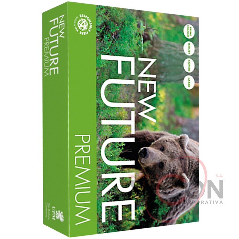 Hârtie A4, NEW FUTURE PREMIUM, 500 foi, 80 gr./m2, Clasa A+
