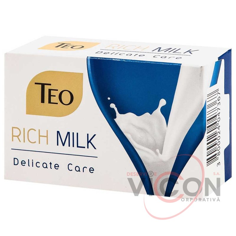 Săpun solid TEO RICH MILK Delicate Care 90 g.