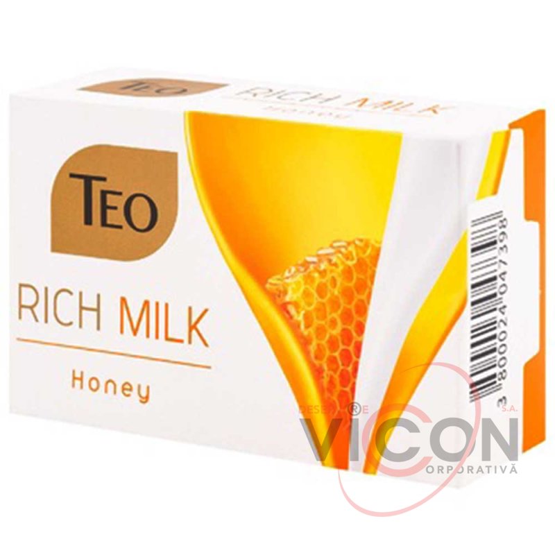 Săpun solid TEO RICH MILK Honey 90 g.