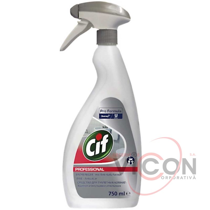 Detergent pentru obiecte sanitare si suprafete din baie Cif ...