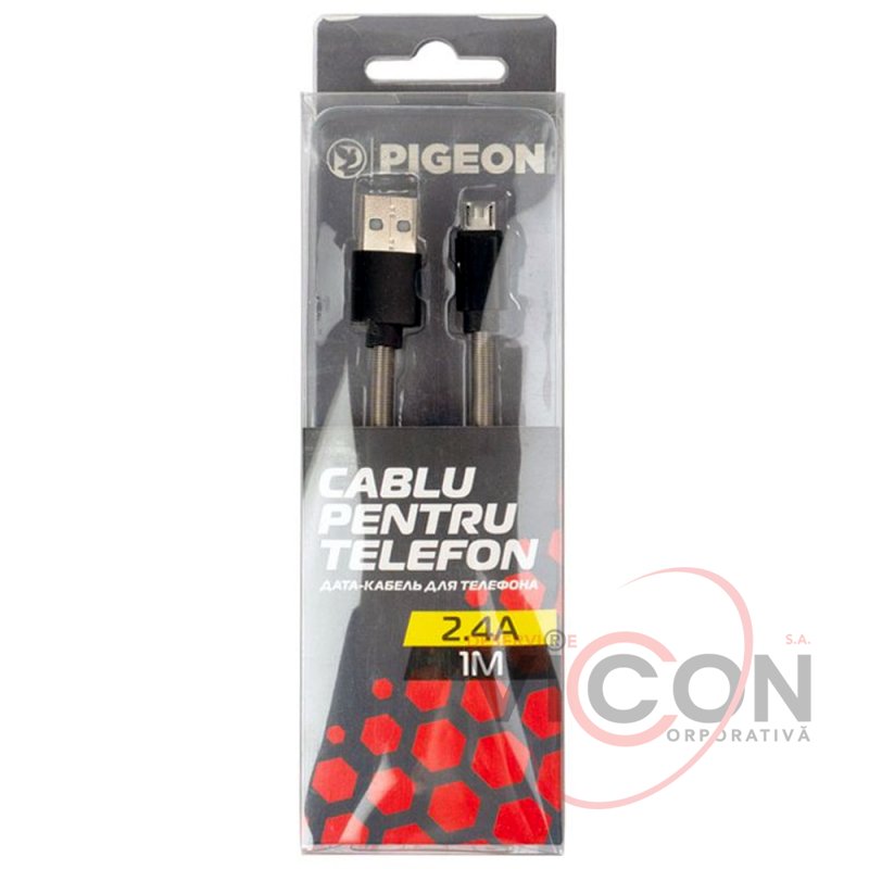 Cablu pentru telefon Micro USB, 2m Pigeon