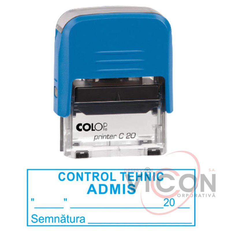 Ștampilă /CONTROL MEDICAL ADMIS/, COLOP Printer C20