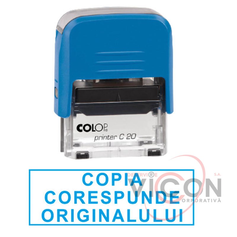 Ștampilă /COPIA CORESPUNDE ORIGINALULUI/, COLOP Printer C20