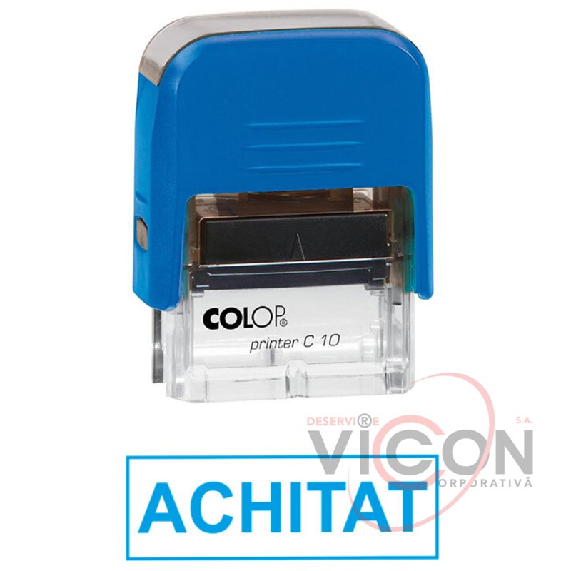 Ștampilă /ACHITAT/, COLOP Printer C10
