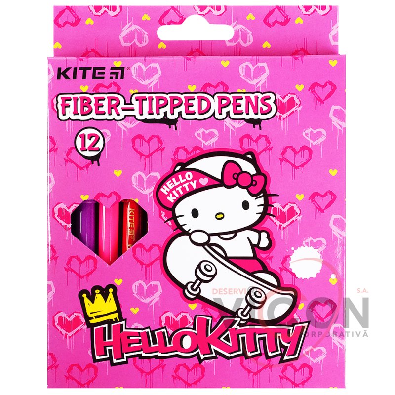 Carioci 12 culori Kite Hello Kitty HK21-047