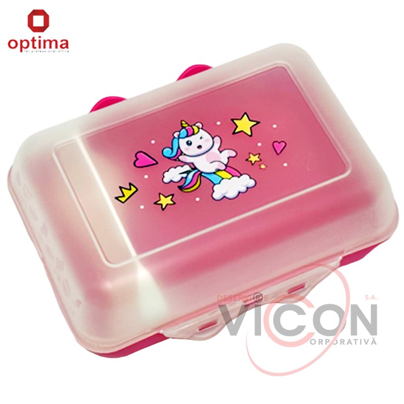 Lunch Box Cutie (recipient alimentar) OPTIMA Unicorn 850 ml