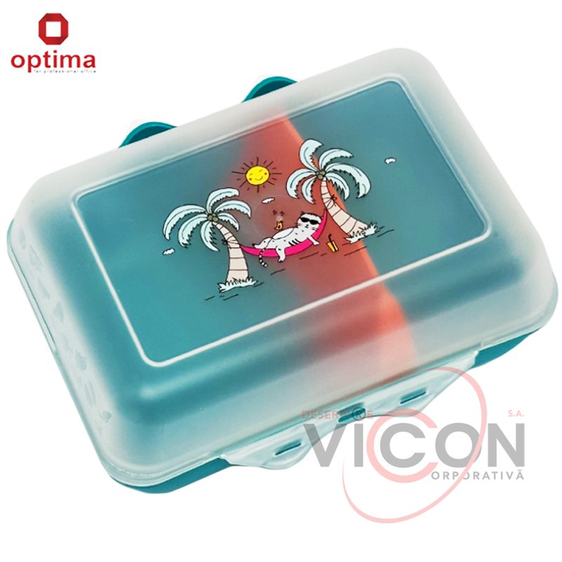 Lunch Box Cutie (recipient alimentar) OPTIMA Vacantion 850 ml