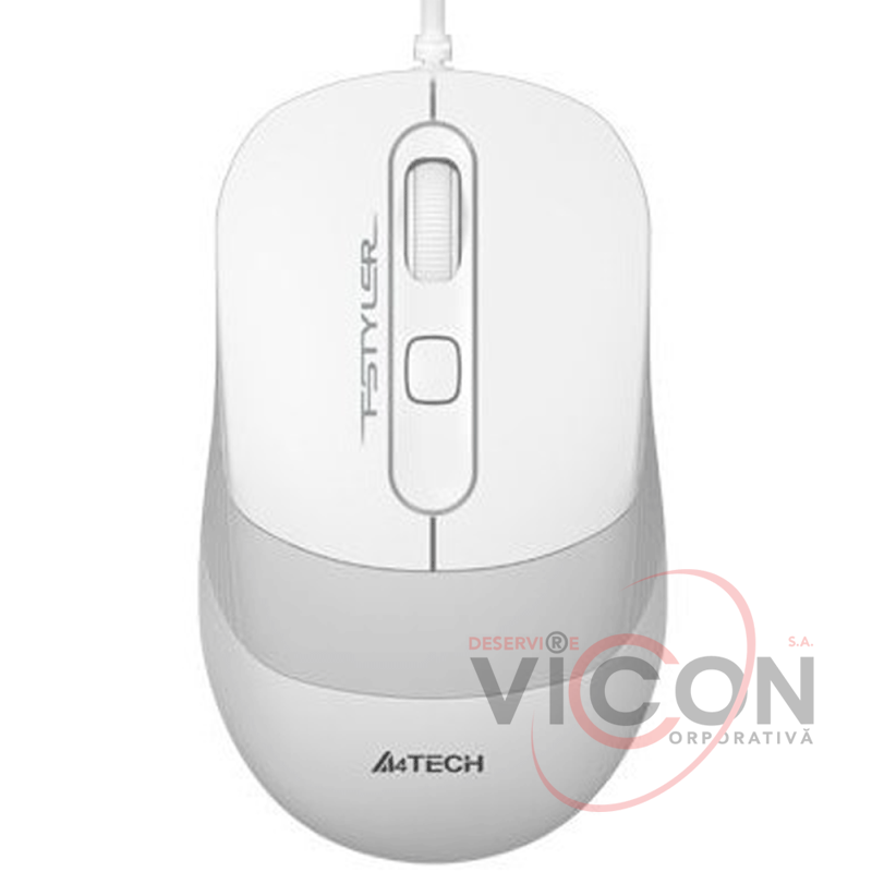 A4Tech FM10 White/Grey Computer Mouse