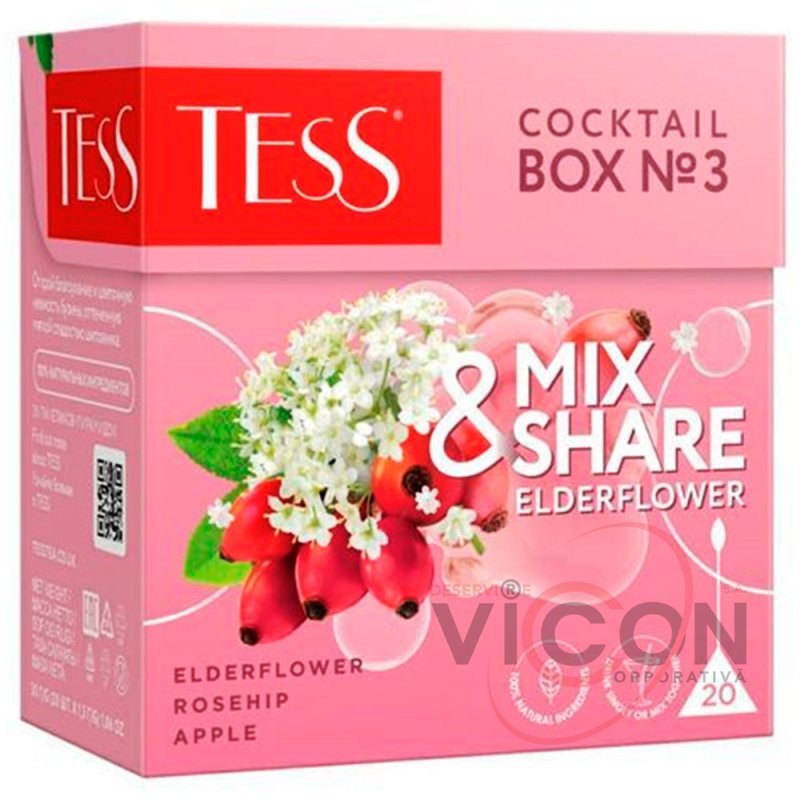 Ceai Oolong cu aromă de măceșe, mere și floare de soc Cocktail Box #3 ...