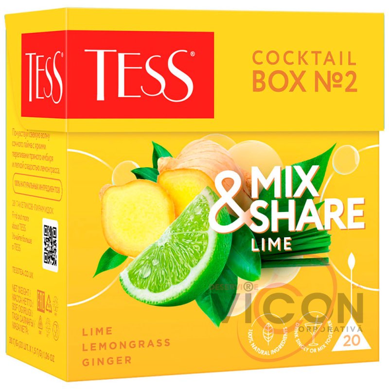 Ceai Tess Box 2 Lime 20 pac.