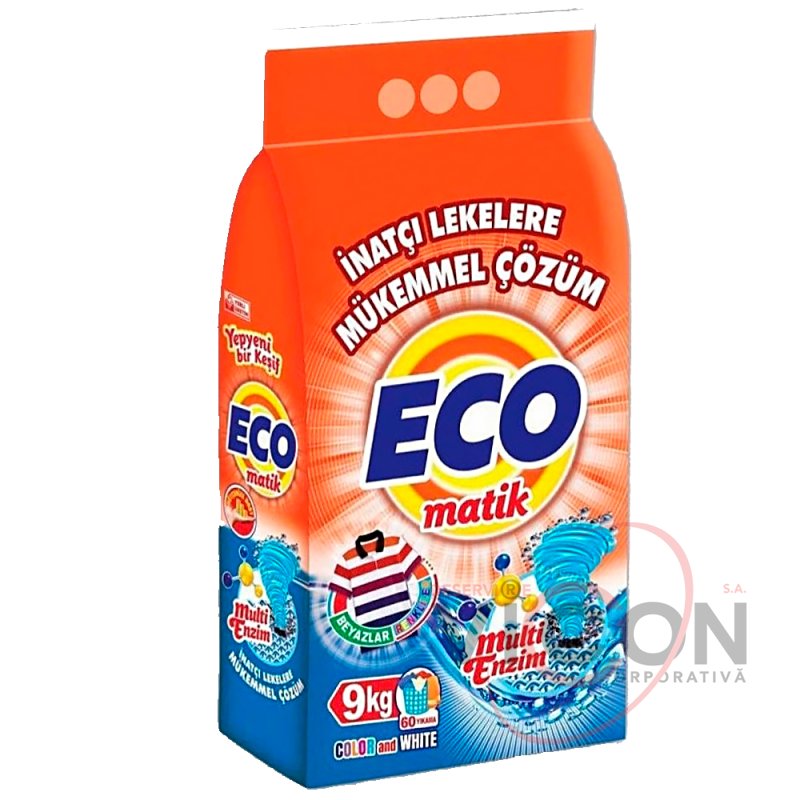 Detergent praf ECO MATIK Color&White 9kg