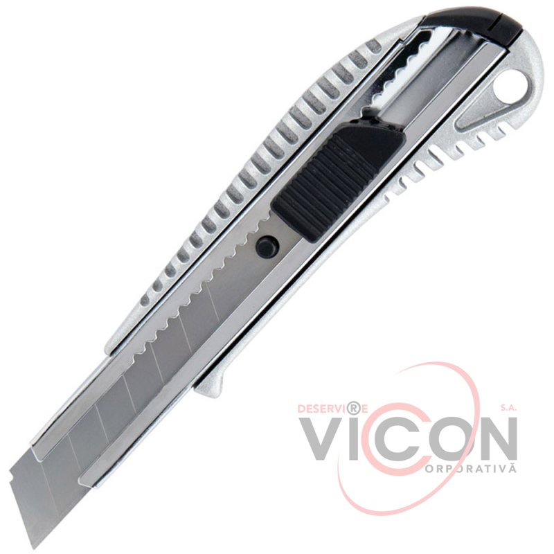 Cuțit metalic de birou (Al), lama de 18 mm, Axent 6902-A