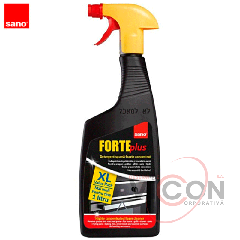 Sano Forte Plus Detergent pentru curatat aragazul degresant, 1 litru