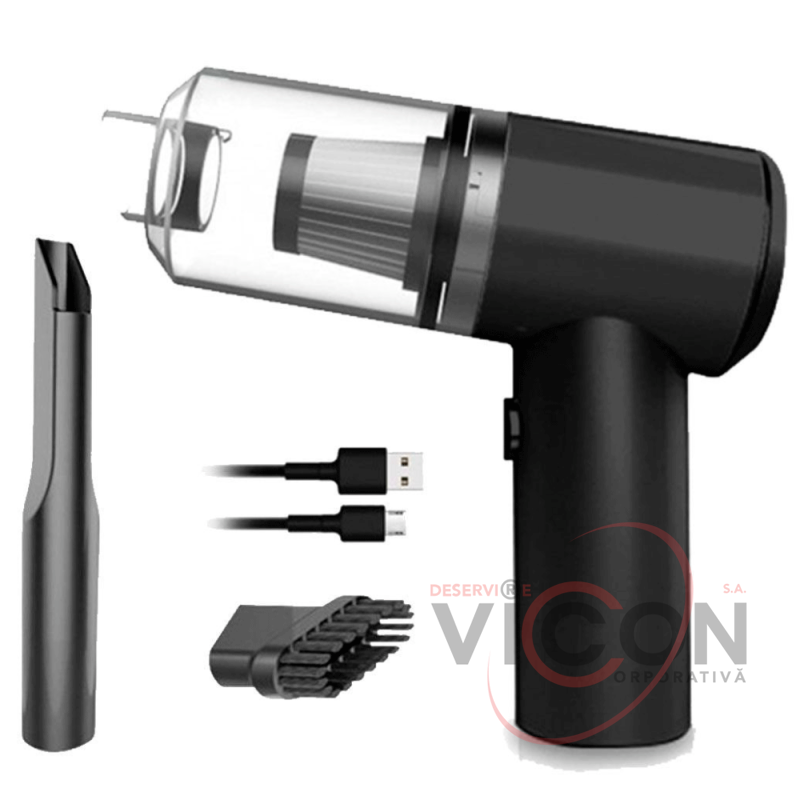 Mini aspirator pentru automobil si casa 2in1 Vacuum Cleaner