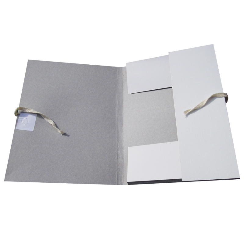 Mapă-dosar din carton cu şireturi, A4, 230 gr/m2