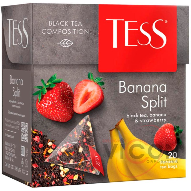 Чай Tess Banana Split 20 пак.