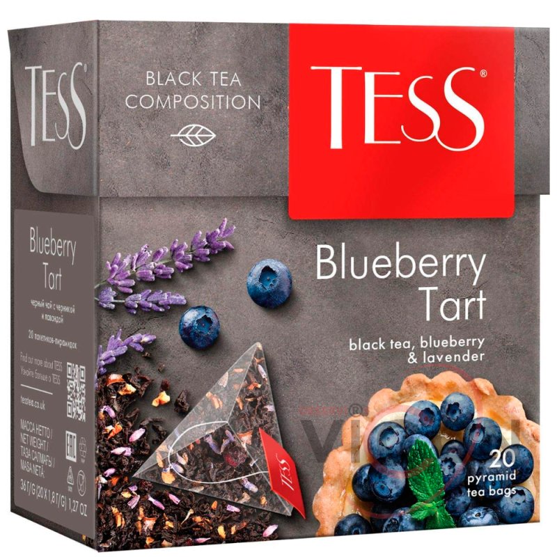 Чай Tess Blueberry Tart 20 пак.