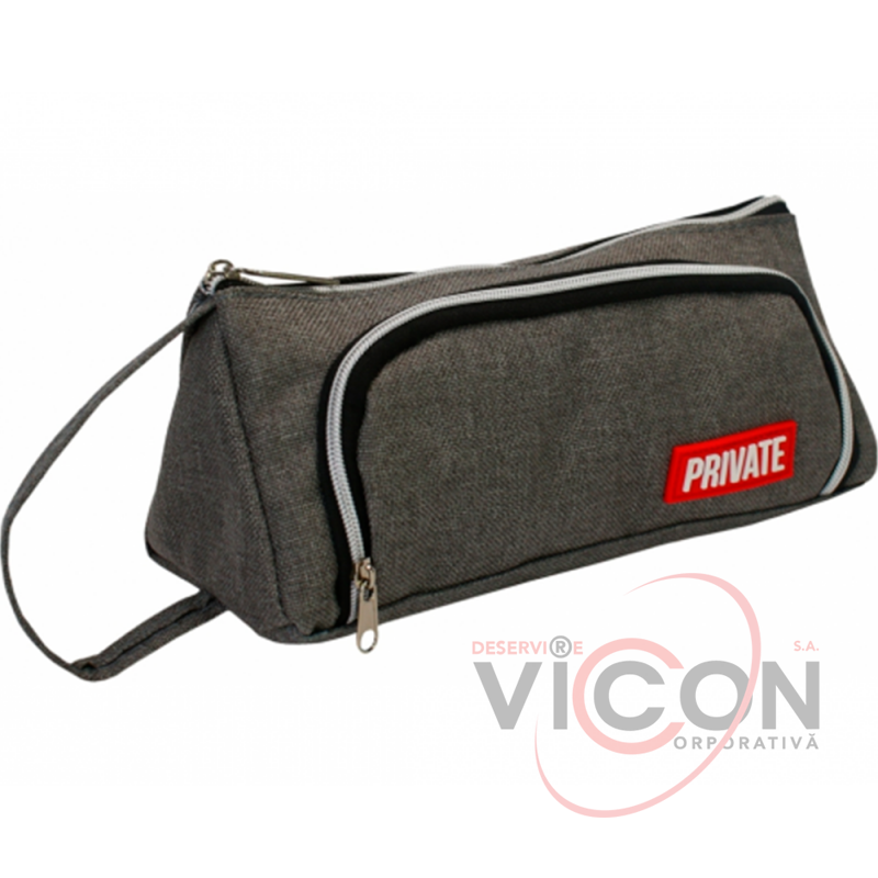 Penar 2 fermoare gri