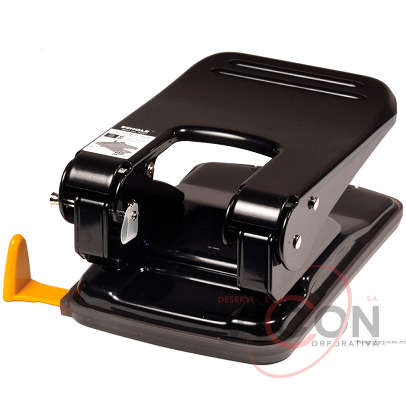 Perforator mare, cu 2 găuri, până la 50 de coli, metalic, cu mecanism ...