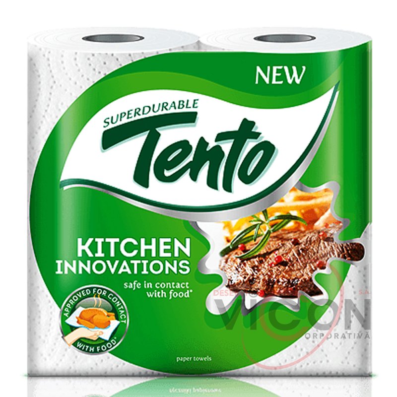 PROSOAPE DIN HÎRTIE, 3 straturi, 2 role, TENTO KITCHEN INNOVATIONS