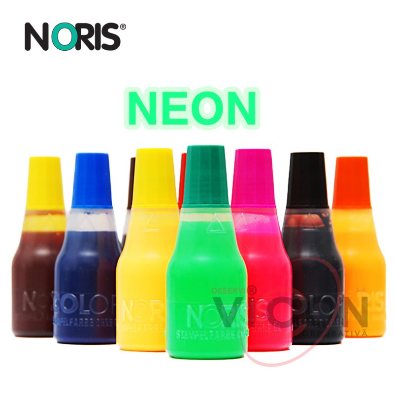 Tuș pentru ștampilă NEON, 25 ml, NORIS 117