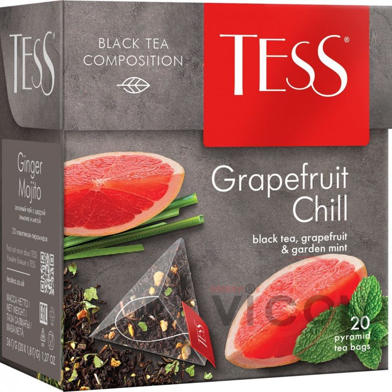 Ceai Tess Grapefruit Chill 20 pac.