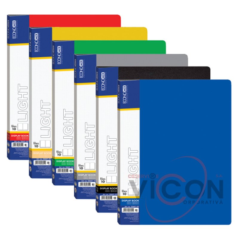 Mapă cu folii transparente, A4, DISPLAY BOOK