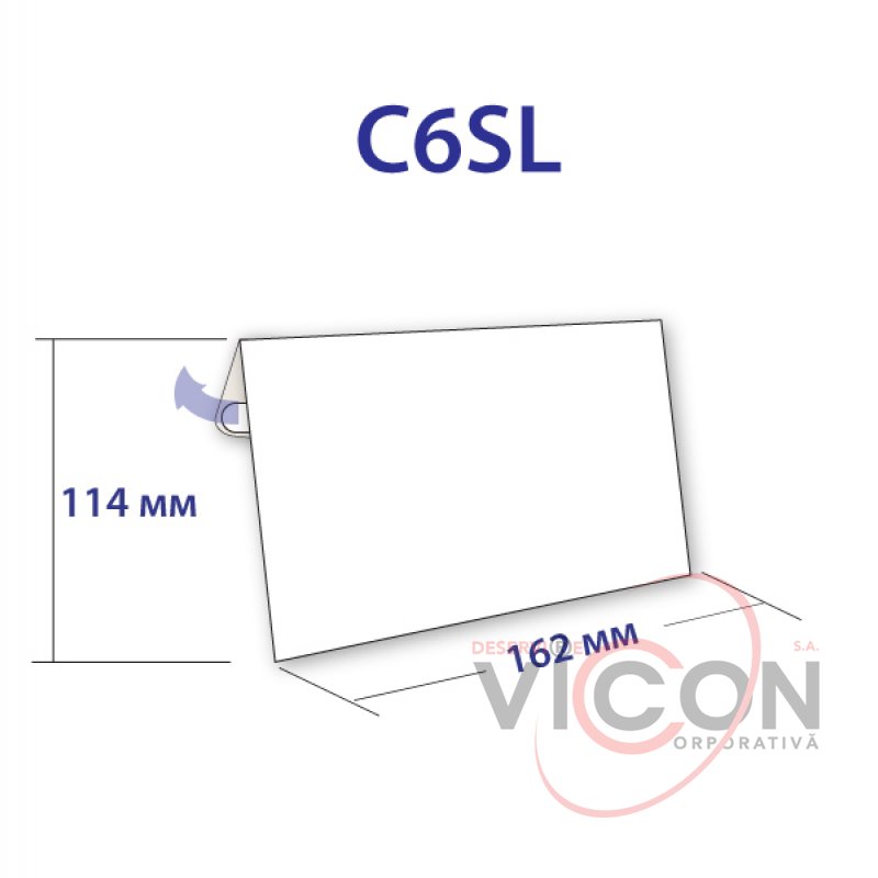 Plic C6, cu lipire siliconică