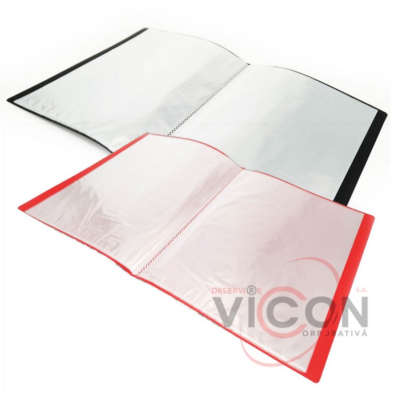 Mapă cu folii transparente, A4, STANDARD