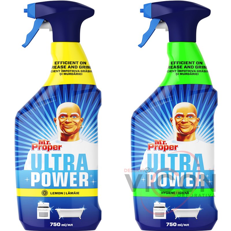 Универсальное моющее средство спрей Mr. Proper Ultra Power 750 мл