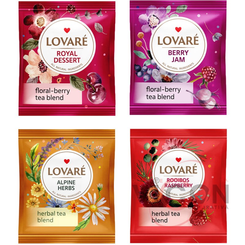 Set de ceai din plante și flori 32 buc. CEAI DE FLORI LOVARE ASORTAT