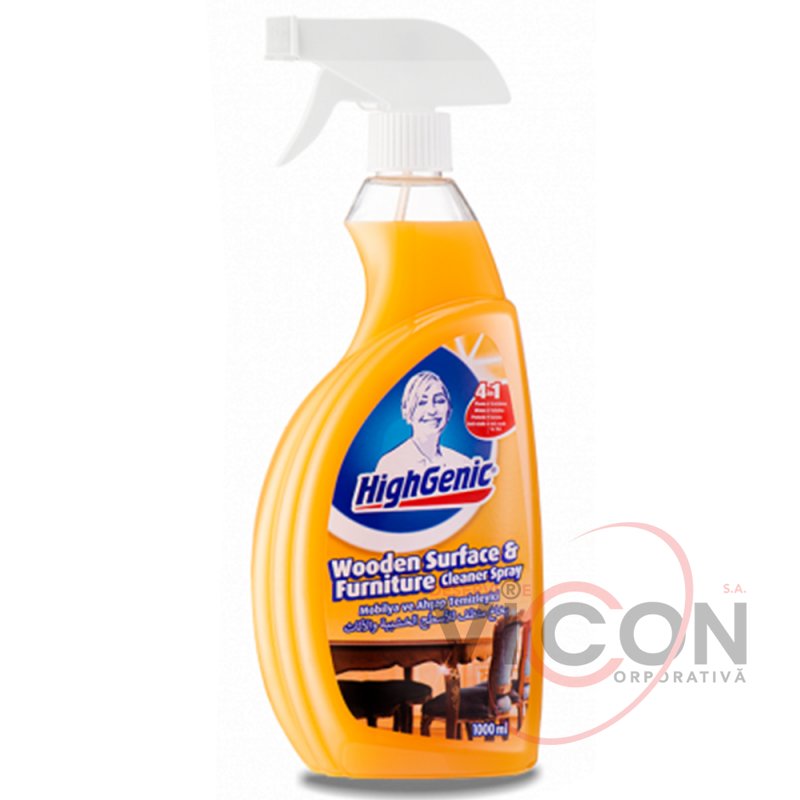 Soluție pentru curațarea mobilei din lemn High Genic 1000 ml