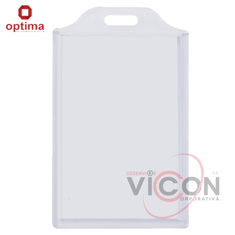 Ecuson vertical Optima, ABS+PVC, 54х85 mm