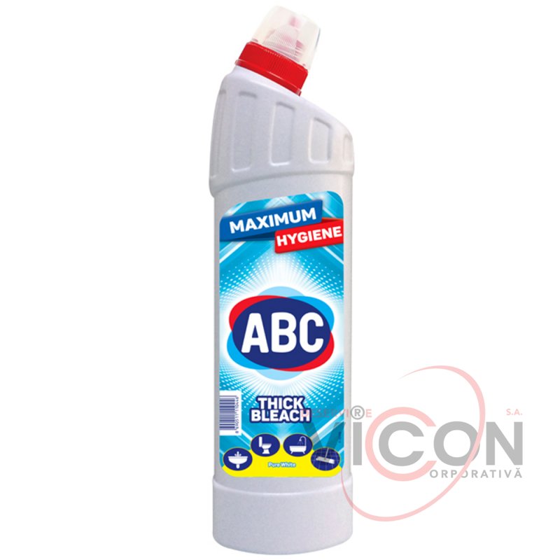 Detergent pentru veceu ABC WC 750 ml Pur White